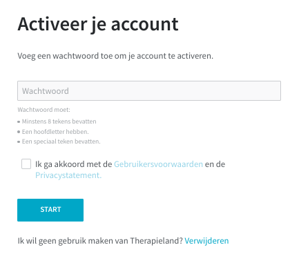 Account aanmaken - wegwijs voor cliënten