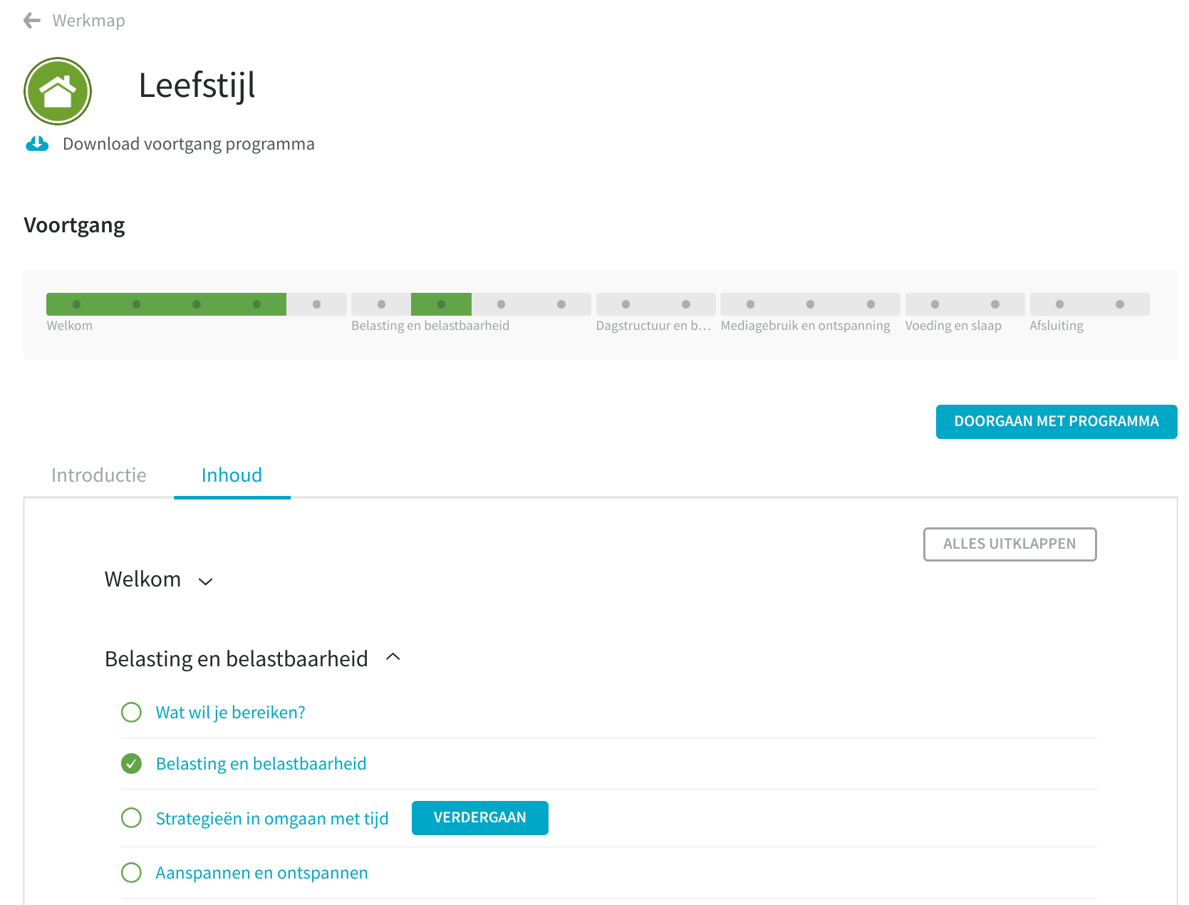 Een programma volgen - wegwijs voor cliënten
